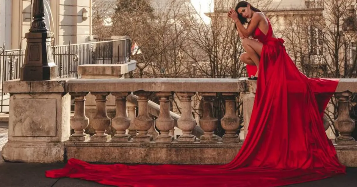 Red Formal Dresses Ruby Prom Gowns Burgundy Evening Gowns - Lunss