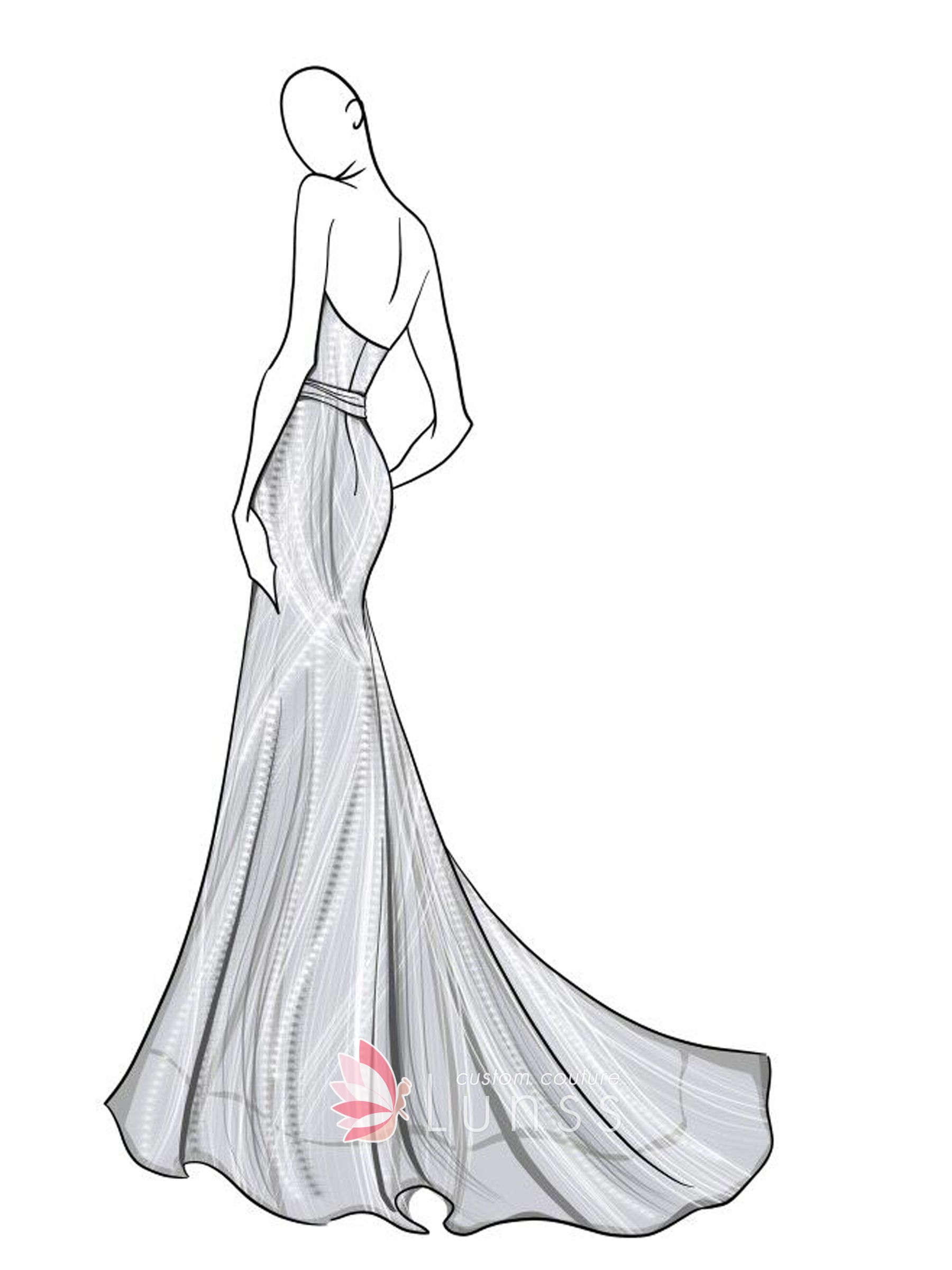 Dress Sketches Gallery - Wedding Dresses, Evening Prom Gowns - Page 3 ...