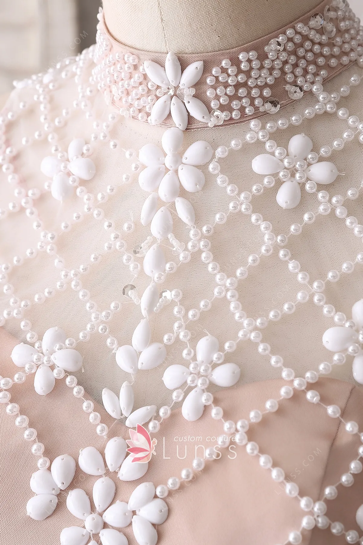 Rhinestone Embellished Bodice Two-piece Formal Dress - Lunss